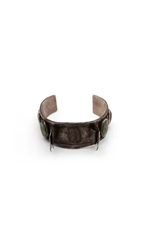 FORTELA Sterling Watch Bracelet With Turquoise