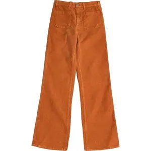 FORTELA Janet Corduroy Boot-cut Trousers - Orange