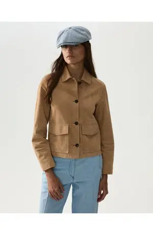 FORTELA Maelle Suede Leather Jacket