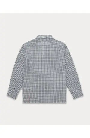 FORTELA Baker Vichy Check Shirt - Light Blue