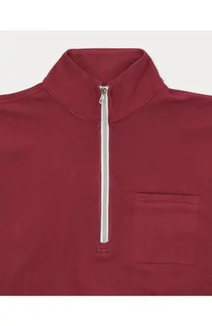 FORTELA Princeton Zip-up Jersey Sweatshirt - Purple
