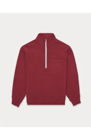 FORTELA Princeton Zip-up Jersey Sweatshirt - Purple