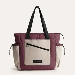 BAGSMART Paz Laptop Tote Bag - Currant Red