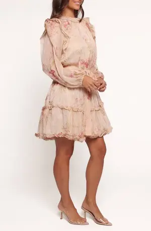 PETAL & PUP Phaedra Ruffle Long Sleeve Dress