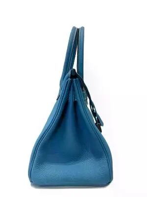 Hermès Togo Leather Birkin 30 Handbag - Blue