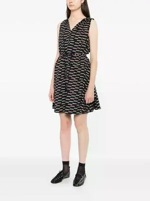 JNBY Printed A-line Dress - Black