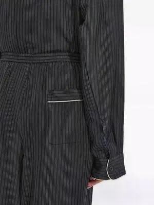 JNBY Pinstripe Wide-leg Trousers