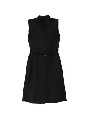 LESS Belted Sleeve Dress