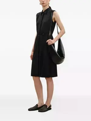 LESS Belted Sleeve Dress