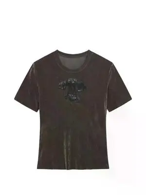 JNBY Velvet Graphic T-shirt - Grey