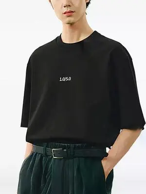 CROQUIS Crew-neck T-shirt - Black