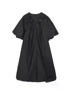 JNBY V-neck Balloon Dress - Black