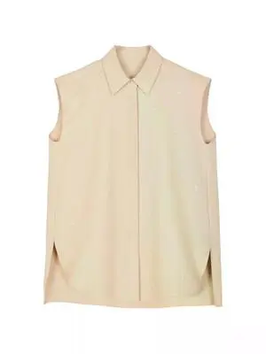 LESS Beaded-embroidered Vest - Neutrals
