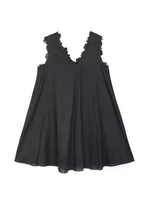 JNBY Layered Organza V-neck Dress - Black