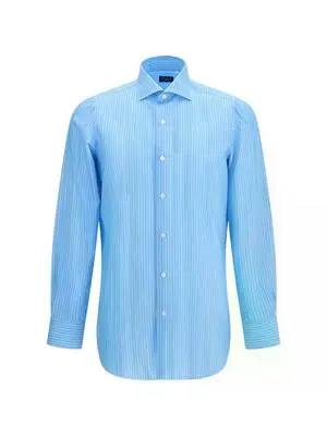 FINAMORE 1925 Striped Cotton Shirt