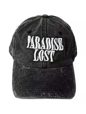Alchemist Distressed Embroidered Logo Cap - Grey