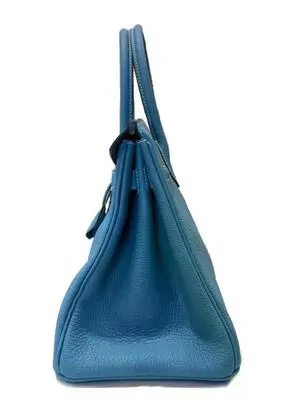 Hermès Birkin 30 Togo Handbag - Blue
