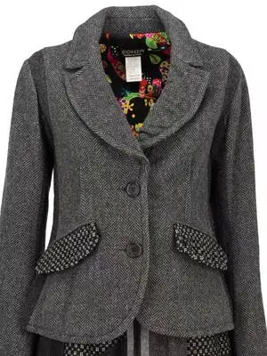 Sonia Rykiel Paris Patchwork Herringbone Dress