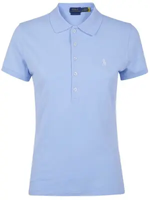Polo Ralph Lauren Julie" Short Sleeves Polo Shirt - Blue