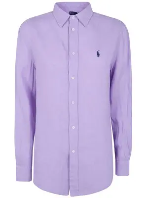 Polo Ralph Lauren Linen Button-up Shirt - Pink