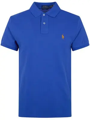 Polo Ralph Lauren Short Sleeves Knit Polo Shirt - Blue
