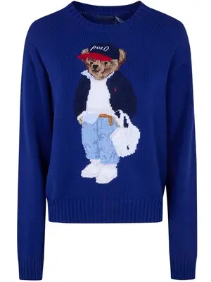 Polo Ralph Lauren Bear" Pullover - Blue