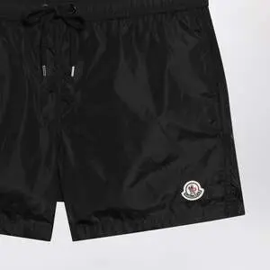 Moncler Swimsuit With Logo Patch