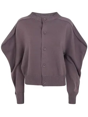 Issey Miyake Drop Shoulder Cardigans For Women