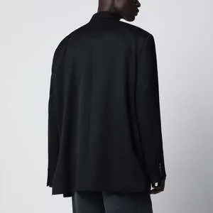 Balenciaga Double-breasted Oversized Wool Blazer