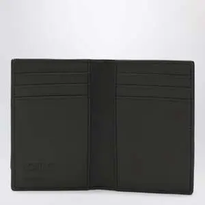 Loewe Dark Leather Puzzle Bi-fold Cardholder