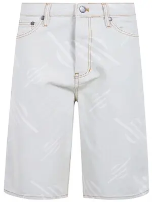 DAILY PAPER Monogram Canvas Shorts - Gray
