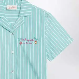 MC2 SAINT BARTH Striped Cotton Shirt