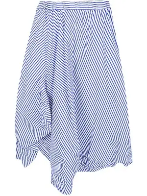 Comme Des Garçons Midi Skirt - White