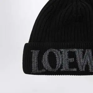 Loewe Embroidered Logo Beanie