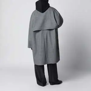 Fear Of God Relaxed Trench Coat In Mouliné Wool