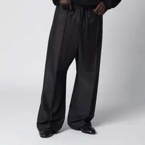 Fear Of God Dark Wide-leg Wool Trousers