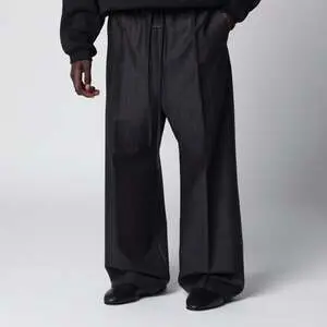Fear Of God Dark Wide-leg Wool Trousers