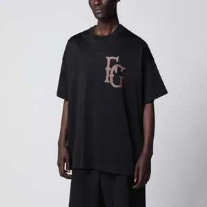 Fear Of God T-shirt 43 In Cotton And Rayon Jersey - Black