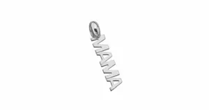 Jennifer Zeuner Jewelry Sterling Silver "mama" Charm Pendant - One-color