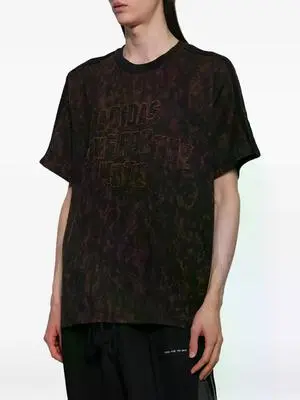 SONG FOR THE MUTE X Adidas 006 Bleaching-effect T-shirt