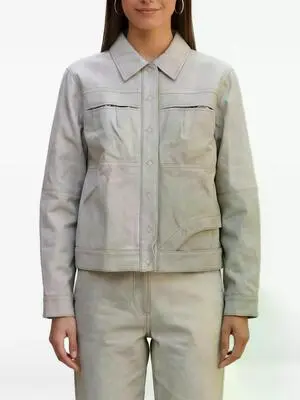 COROMO VINTAGE Panelled Button-up Jacket