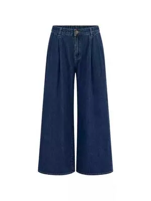 TWP Pleated Wide-leg Jeans