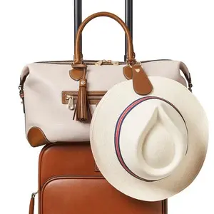 ASPINAL OF LONDON Magnetic Hat Clip In Sky Pebble - Tan