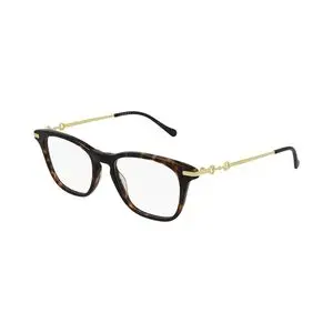 Gucci Square Frame Eyeglasses - Brown