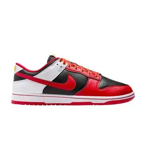 Nike Dunk Low Retro Athletic Sneakers - Red