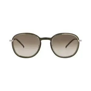 Saint Laurent Round-frame Injection Sunglasses - Green