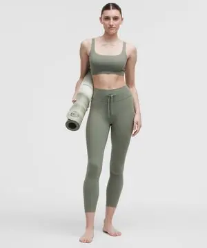 Lululemon Groove Drawcord High-rise Tight 25" Leggings - Willow Leaf