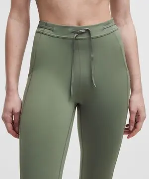 Lululemon Fast And Free High-rise Tight 25 - Willow Leaf/light Ivory