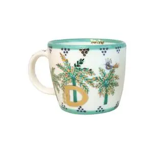 SHERIE BOUTIK Desert Bloom Mug D Alphabet - Brown