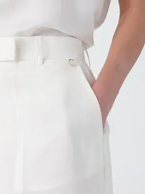 Liu Jo Wide Leg Trousers - White